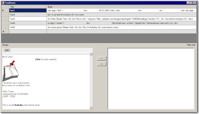 Winforms HTML Editor control – source code | Peter Gfader 's Blog